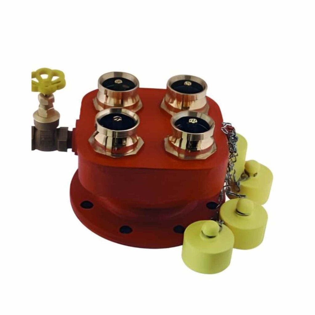 Buy Aaag 4Way Breeching Inlet with SS NRV | Gun Metal